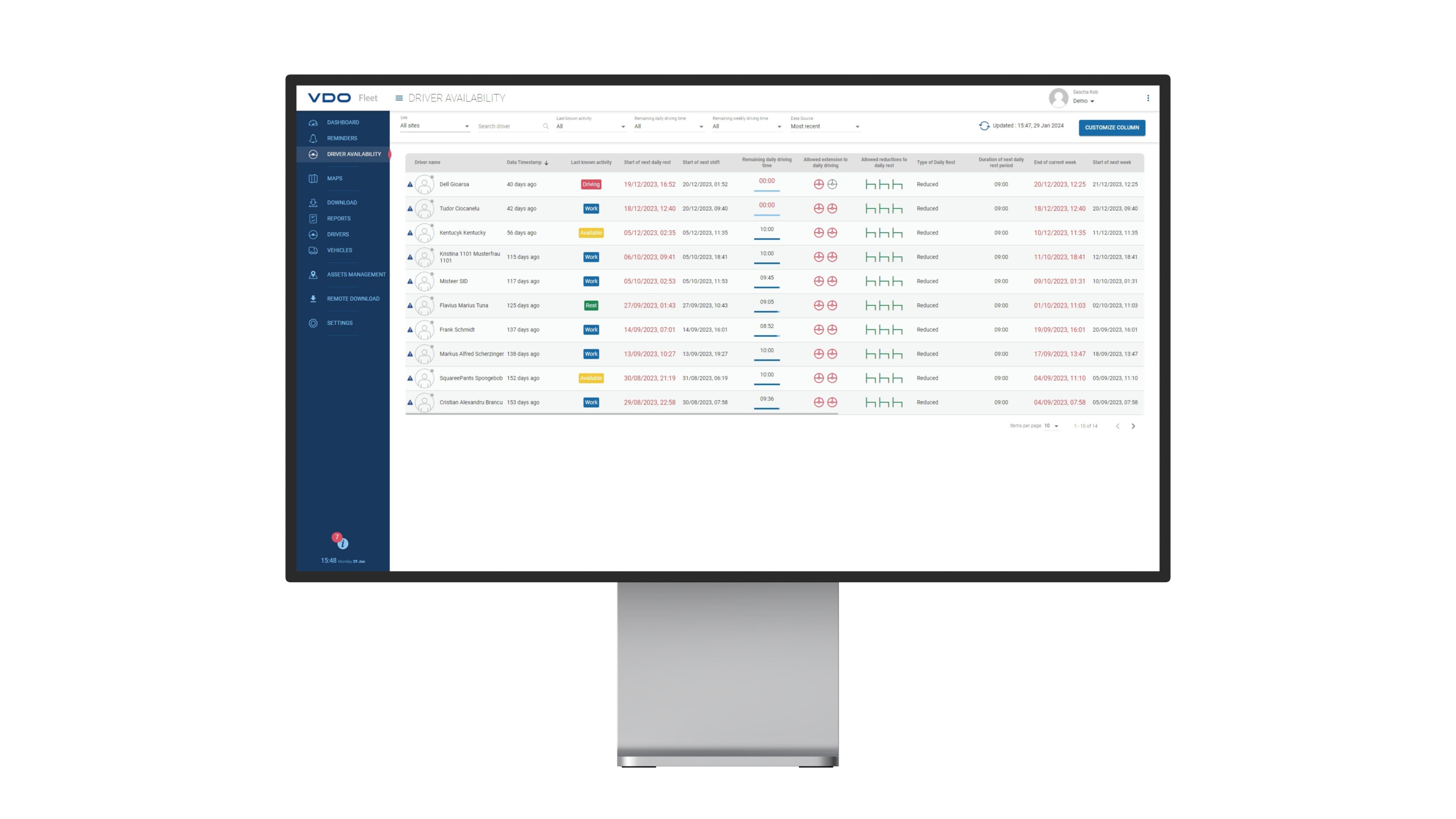 VDO Fleet | Comprehensive Fleet Management Solutions